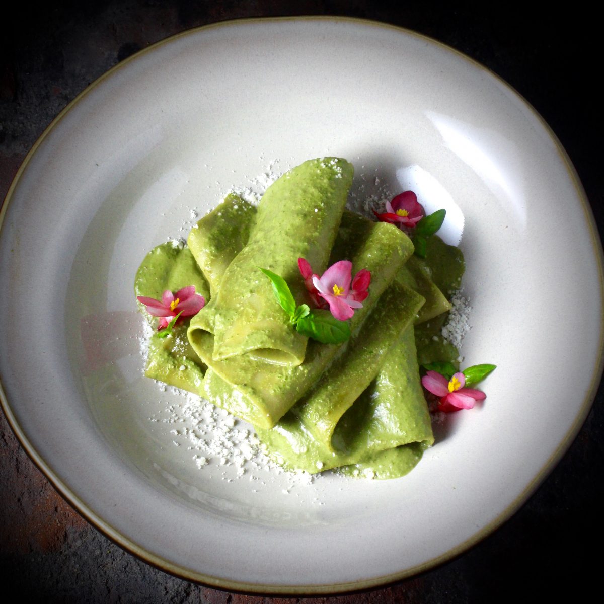 Mandilli di Seta al Pesto {Handkerchief Pasta} #glutenfree - Taste With ...