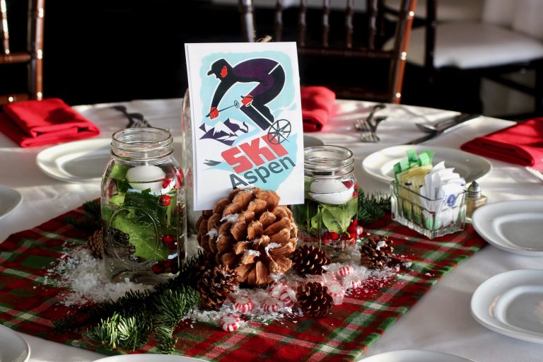 Ski Lodge Theme Holiday Party: Baby It's Cold Outside! - Taste With The ...