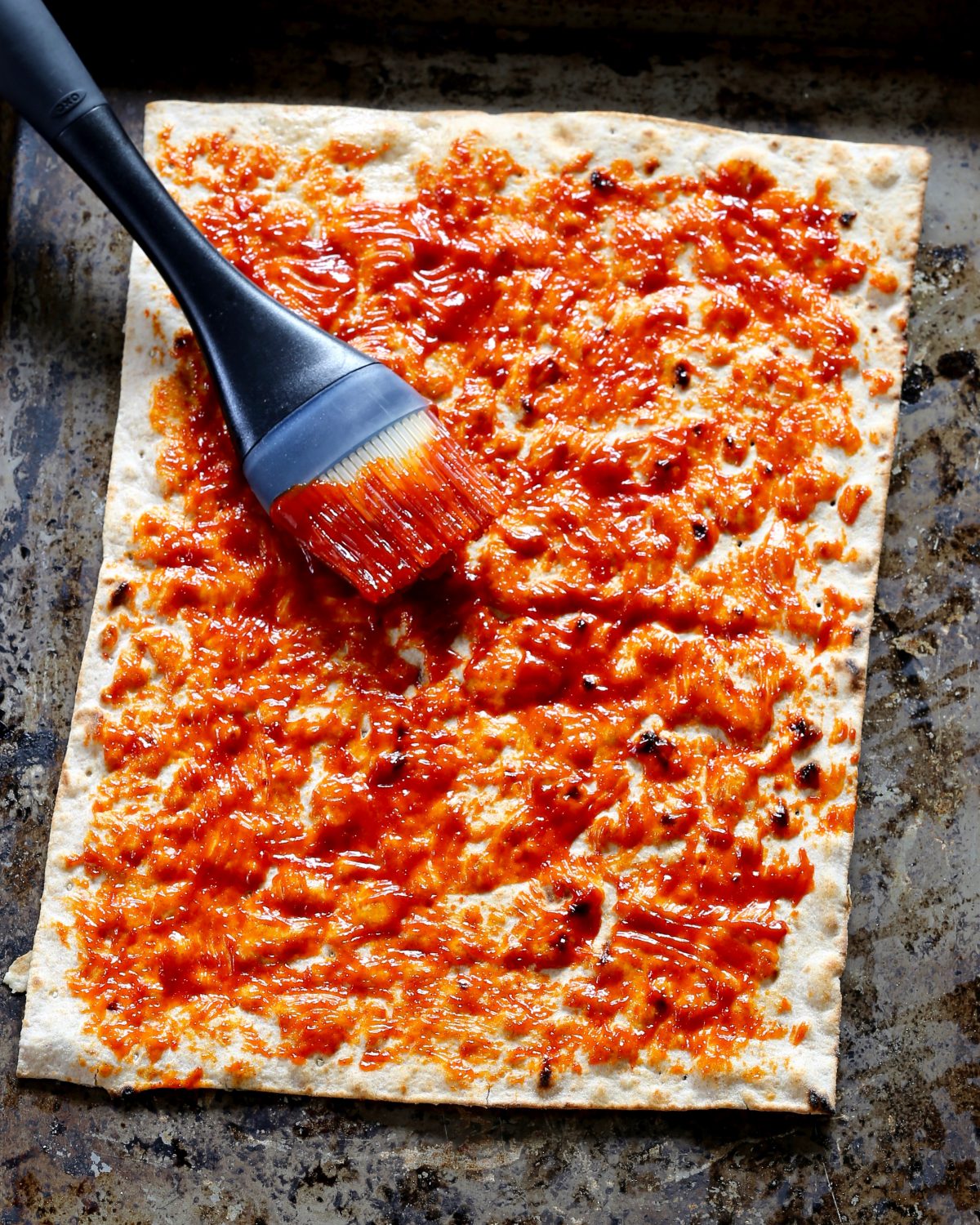 Kimchi Flatbread with Fresh Mozzarella - Taste With The Eyes