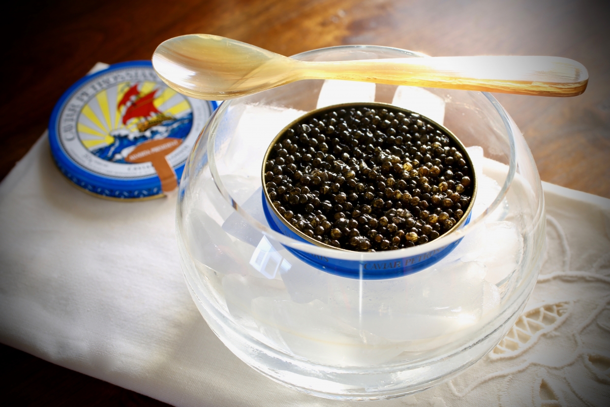 Lemon Butter Spaghetti Tower with Caviar - Taste With The Eyes