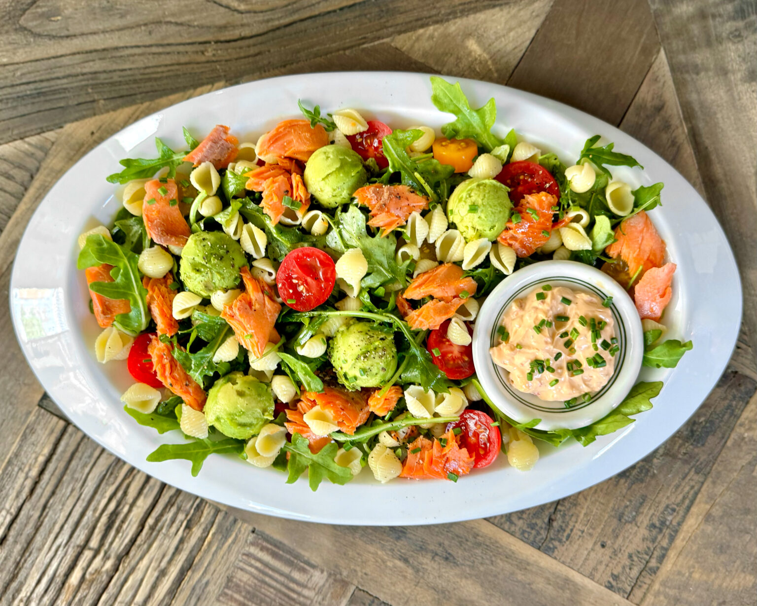 Copper River Smoked Salmon Salad - Taste With The Eyes