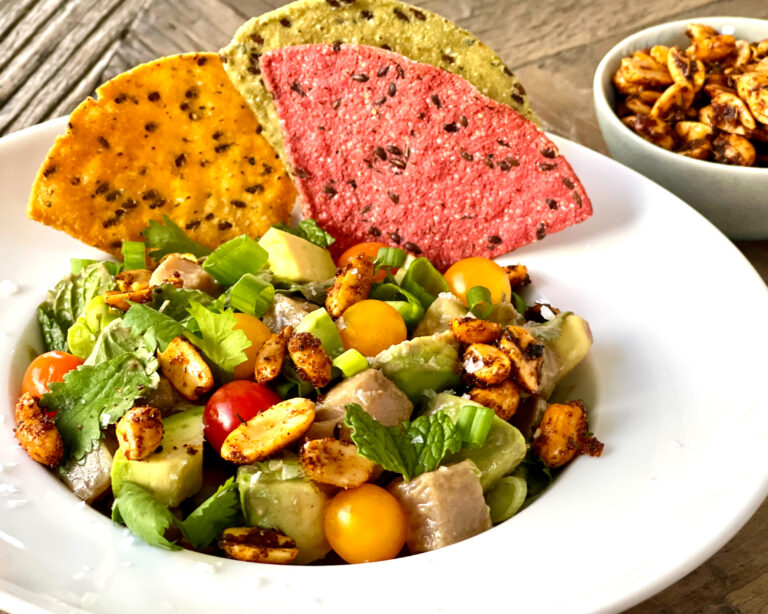 Albacore Poke, Jamaican Flavors - Taste With The Eyes