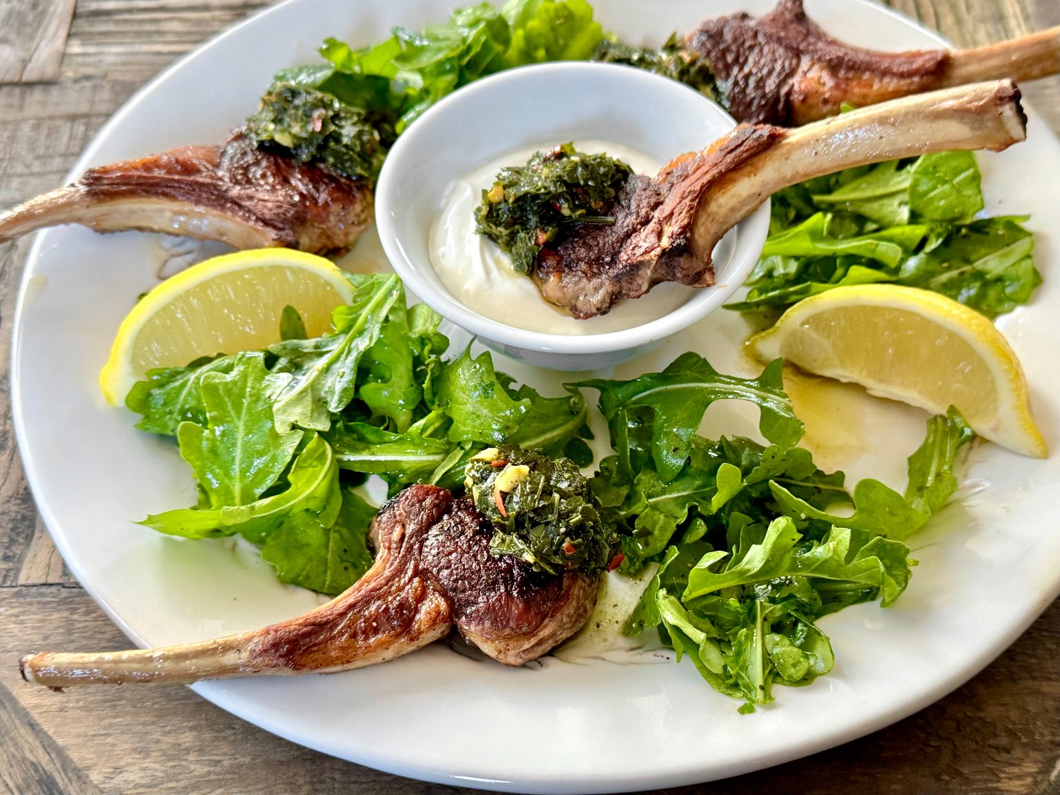Lamb Lollipops with Chimichurri - Taste With The Eyes