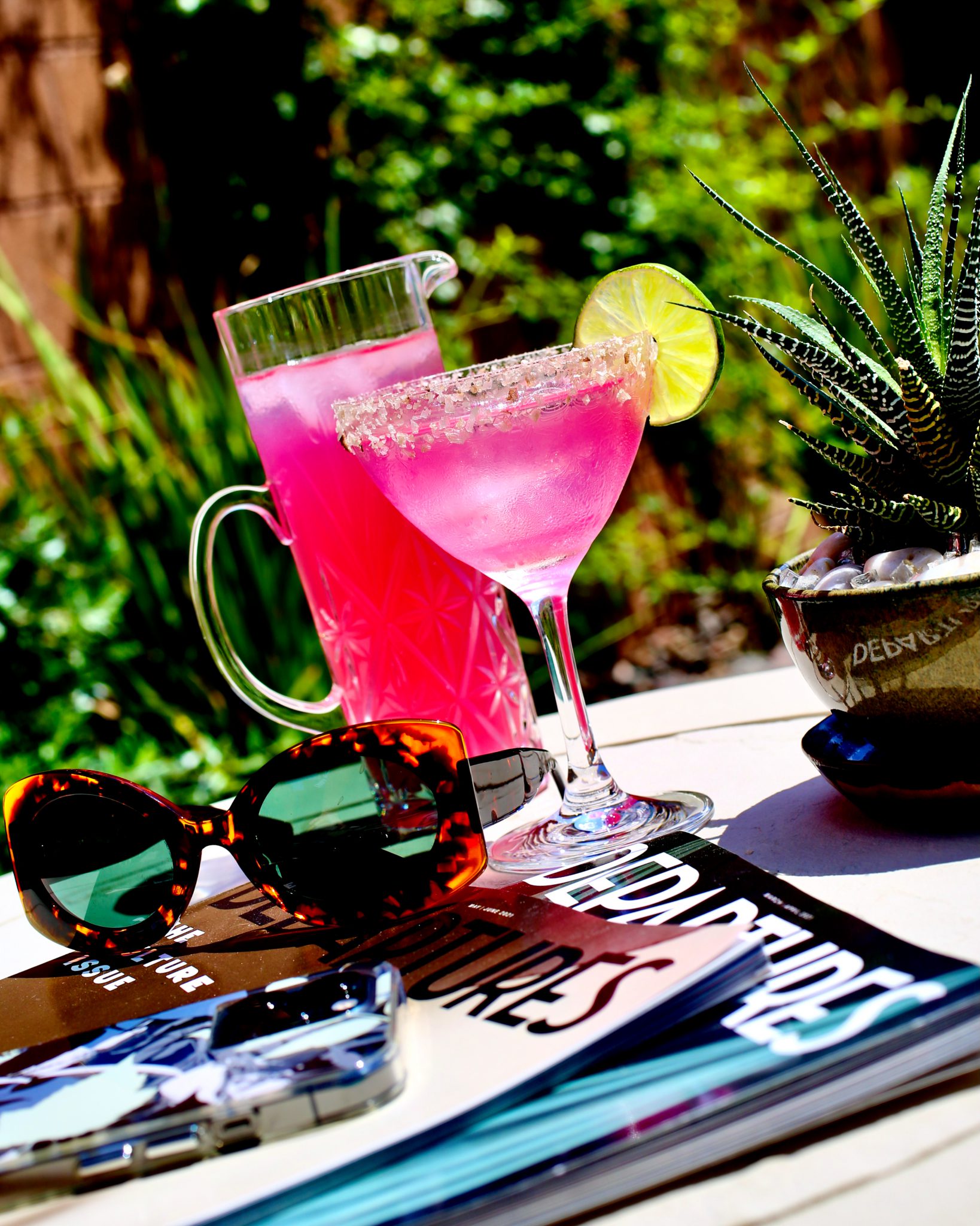 Vegas-Style Cactus Ginger Margarita - Taste With The Eyes