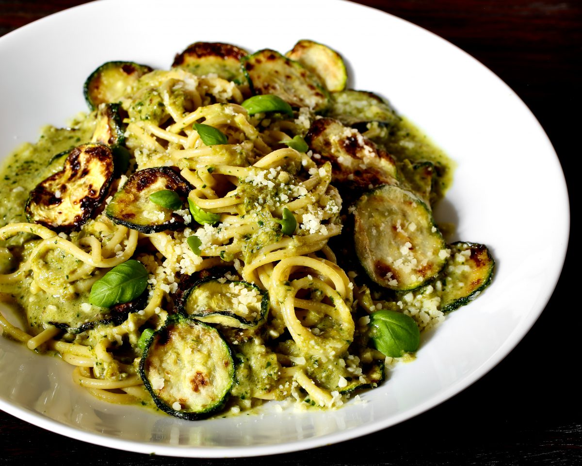 Amalfi-Style Spaghetti with Zucchini - Taste With The Eyes