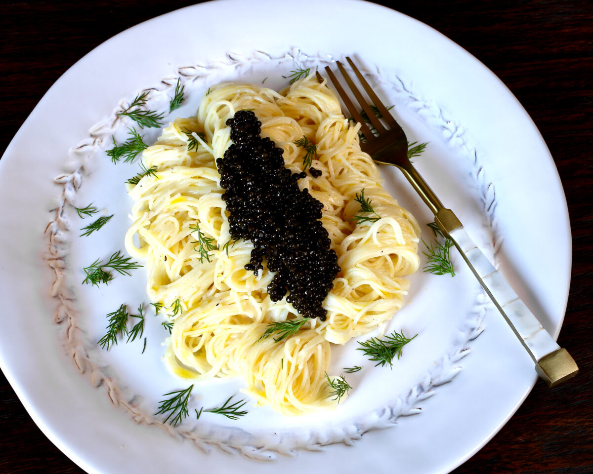 Chef Ludo's Caviar Pasta - Taste With The Eyes