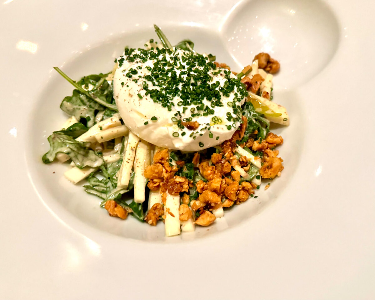 Burrata di Puglia with Celery Root, Black Truffle, and Hazelnuts ...
