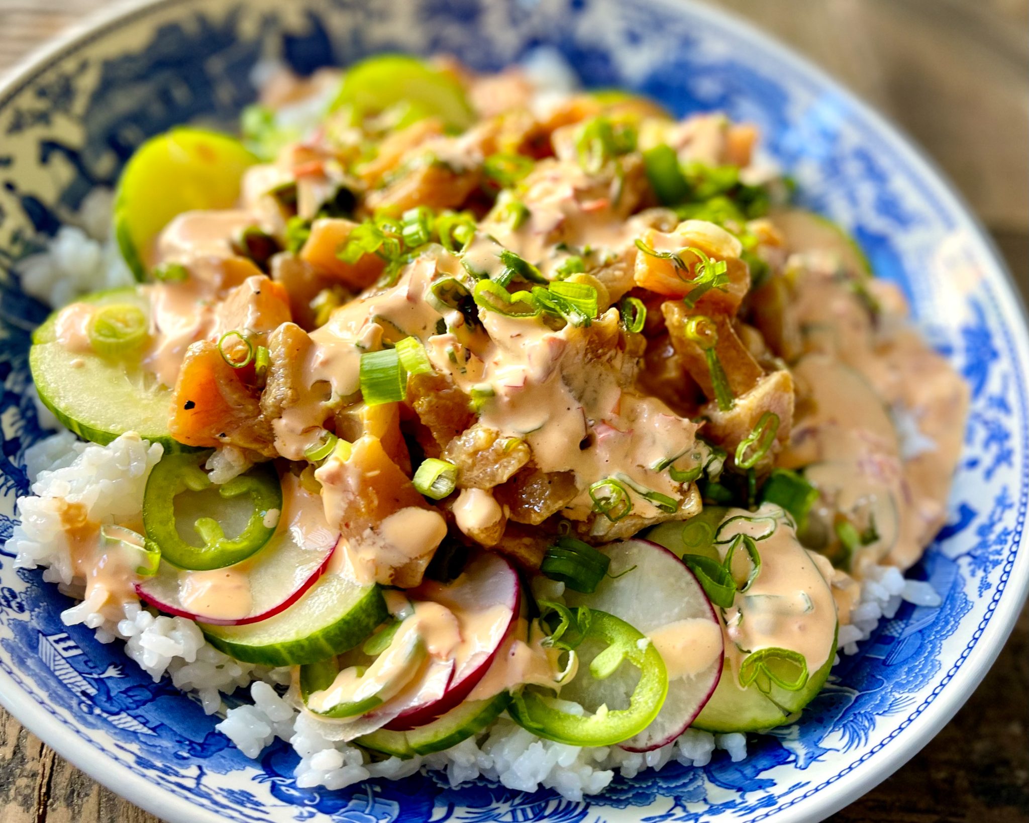 Spicy Albacore Bowl - Taste With The Eyes
