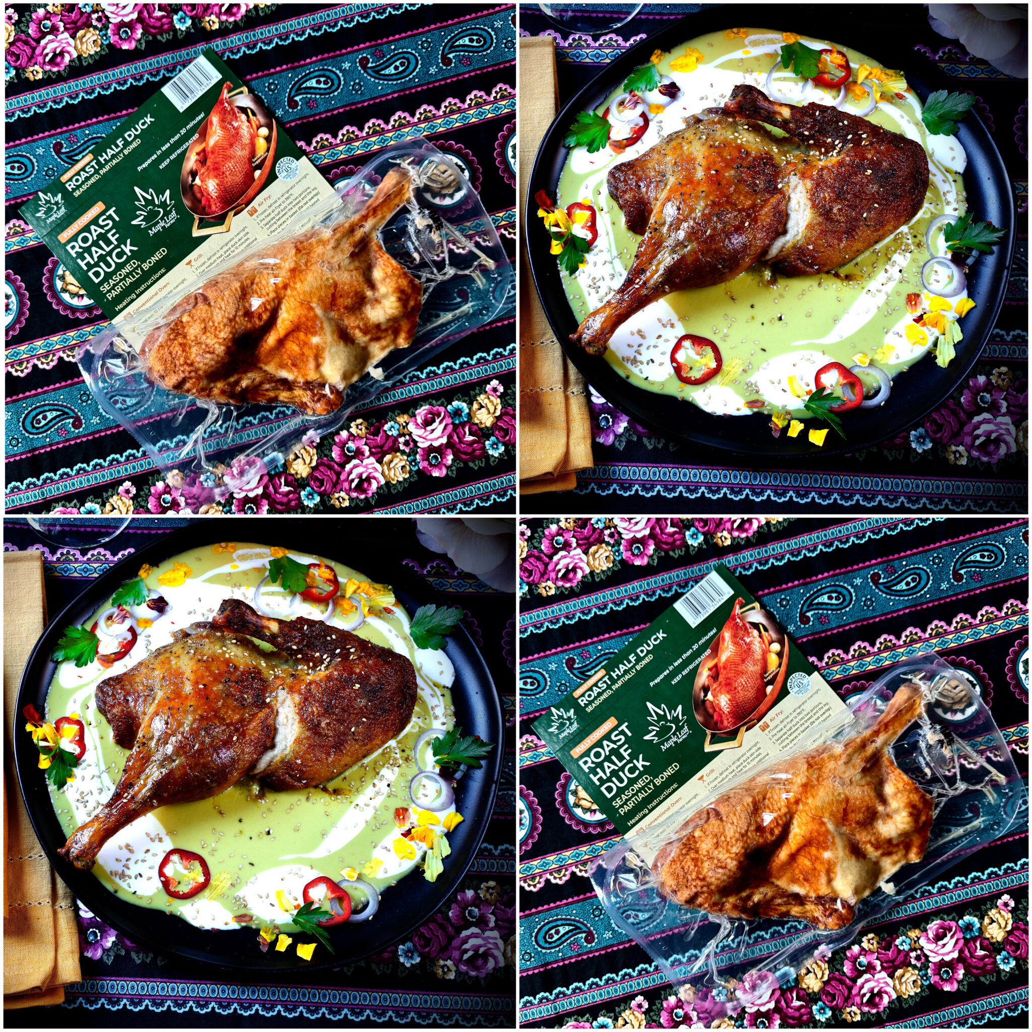 New Mexico Style Roast Duck with Salsa Verde - Taste With The Eyes