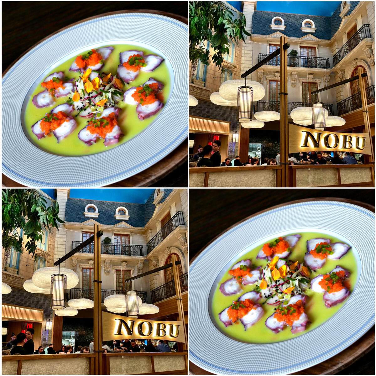 Octopus Carpaccio, Nobu-Style - Taste With The Eyes